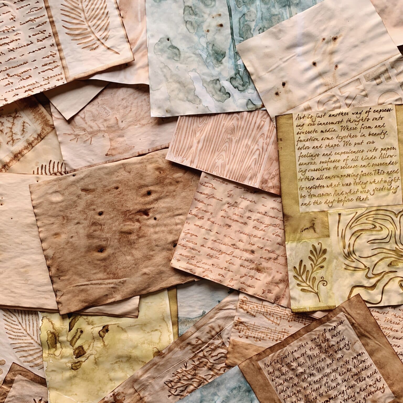 📜 Painted Papers - Debasree Dey Art