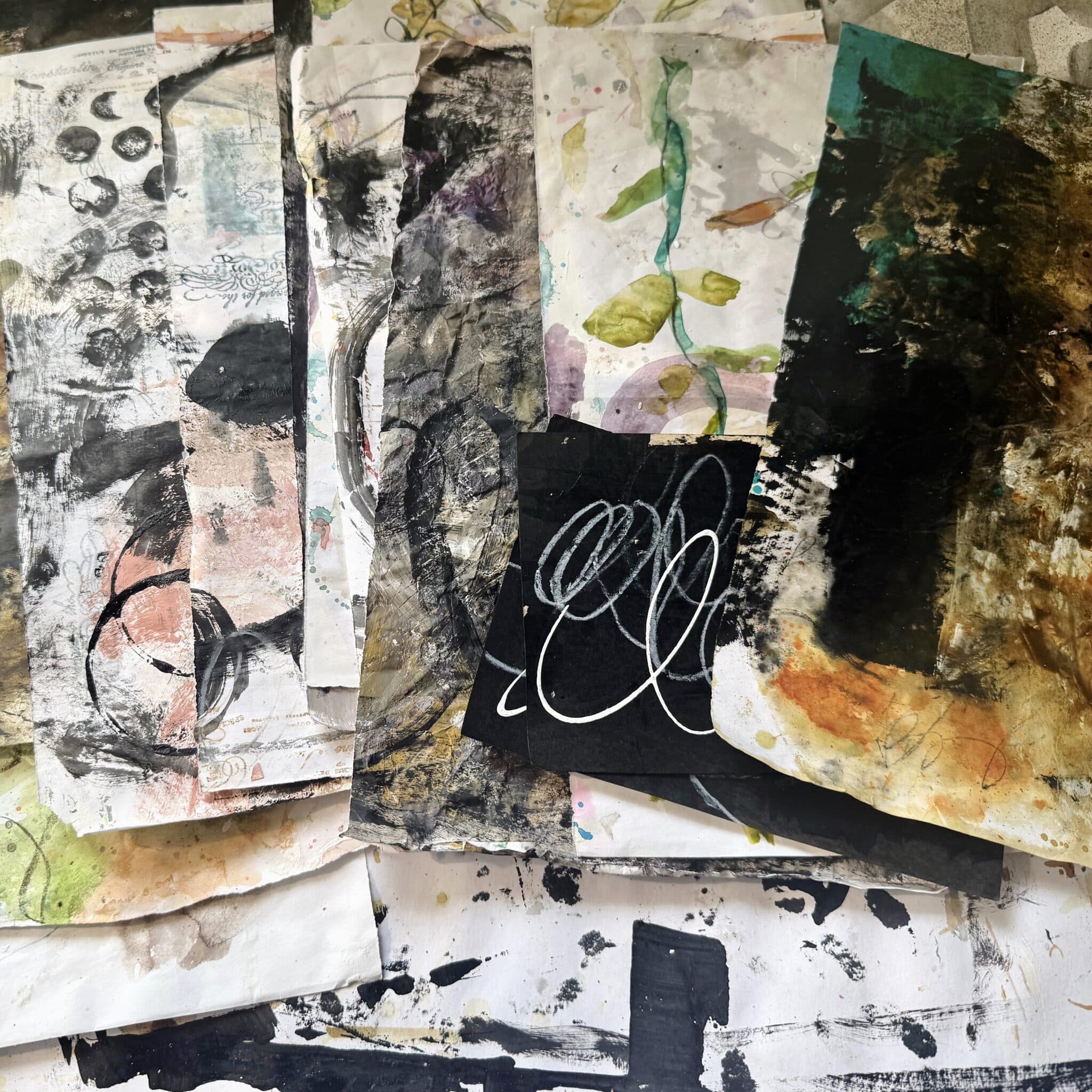 📜 Painted Papers - Debasree Dey Art