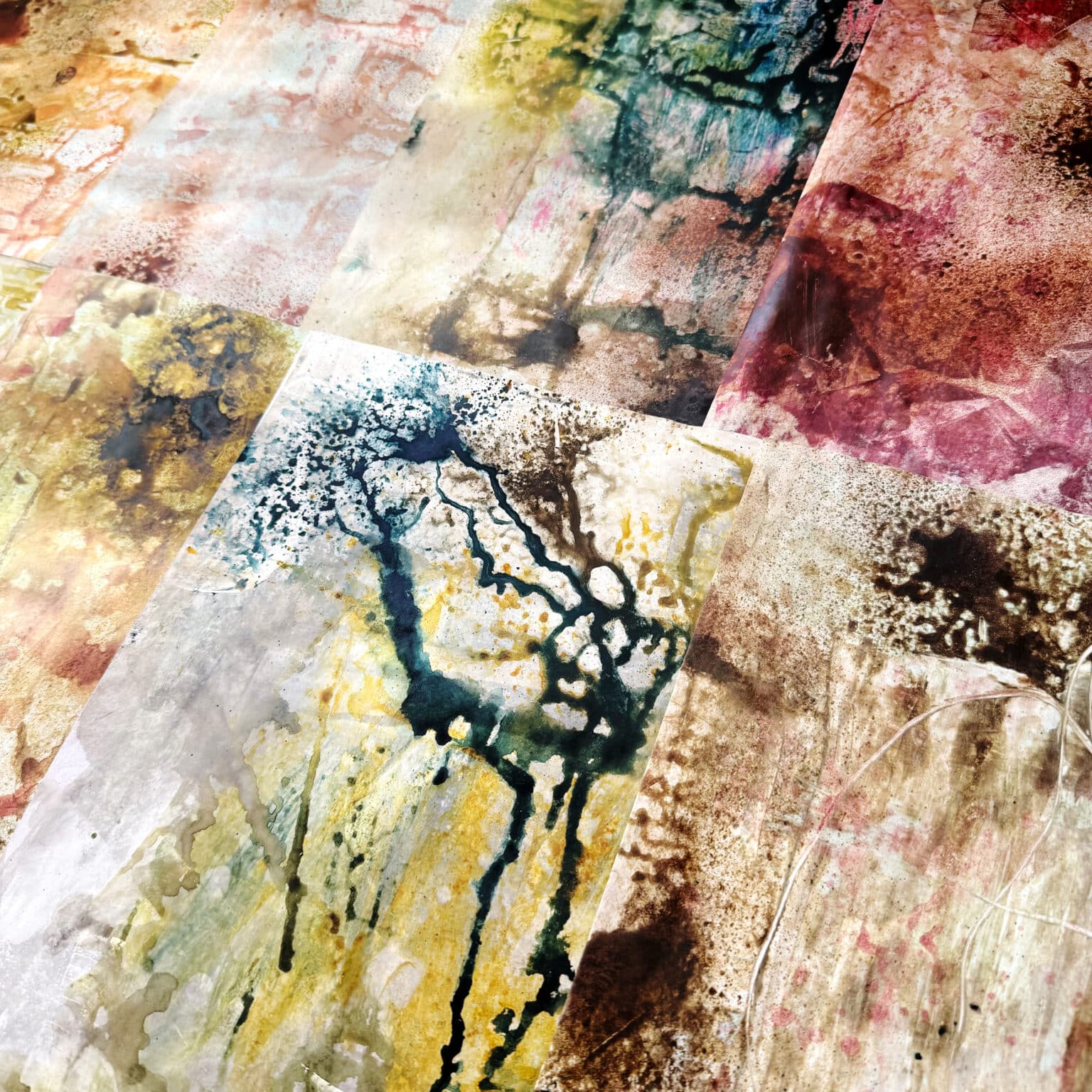 📜 Painted Papers - Debasree Dey Art