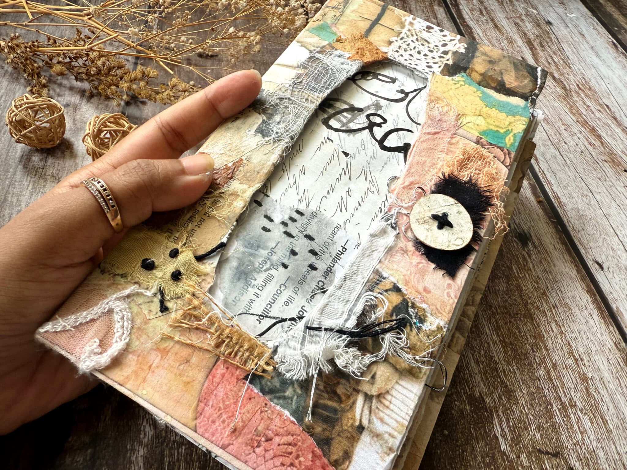 Art Journal from Tissue Box, Scrap Papers and Free Printables ...