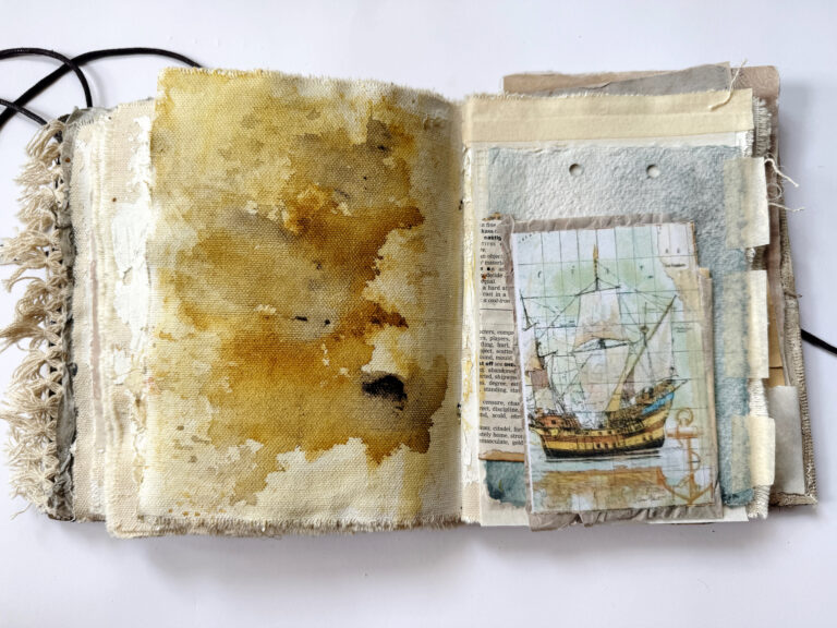 My Textured Plaster Art Journal: A Raw, Grungy Book Filled With ...