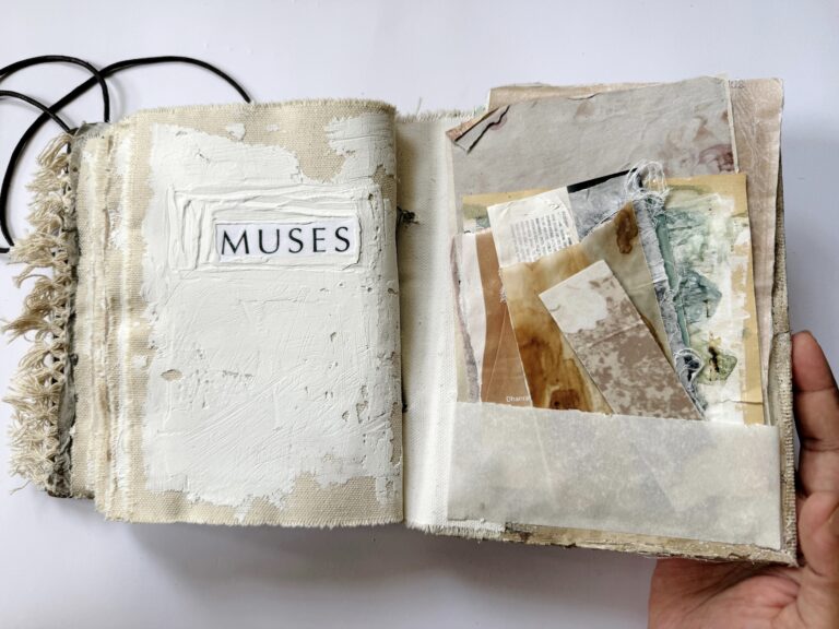 My Textured Plaster Art Journal: A Raw, Grungy Book Filled With ...