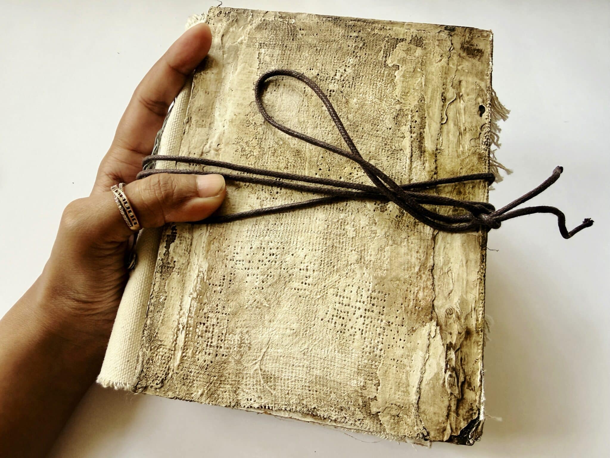 My Textured Plaster Art Journal: A Raw, Grungy Book Filled With ...