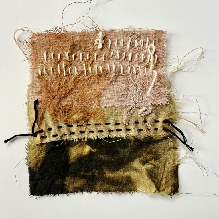 25+ Stunning Fabric Collage Ideas: Small Textile Art Built from Scraps ...