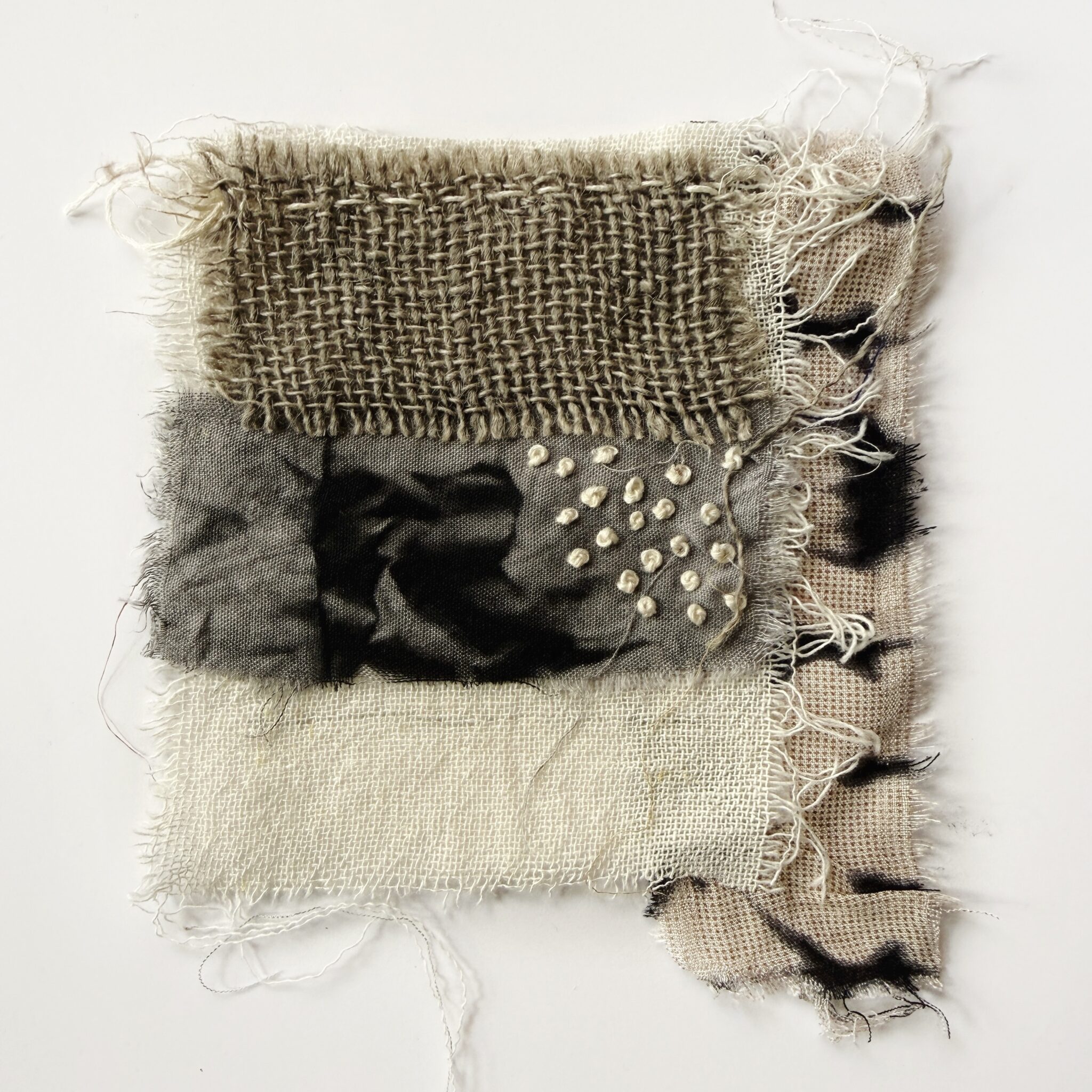 25+ Stunning Fabric Collage Ideas: Small Textile Art Built from Scraps ...