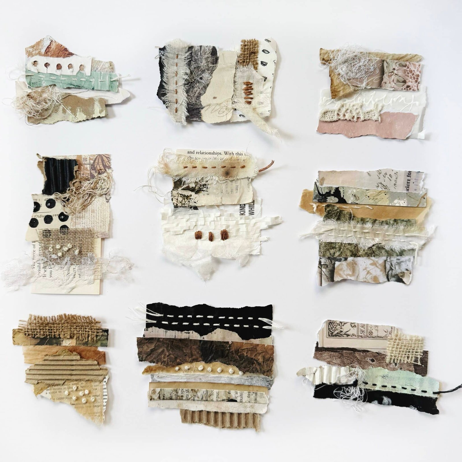 Create 50+ Mixed Media Collage Clusters – Ephemera and Scrap Paper ...