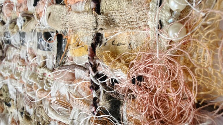 25+ Stunning Fabric Collage Ideas: Small Textile Art Built from Scraps ...